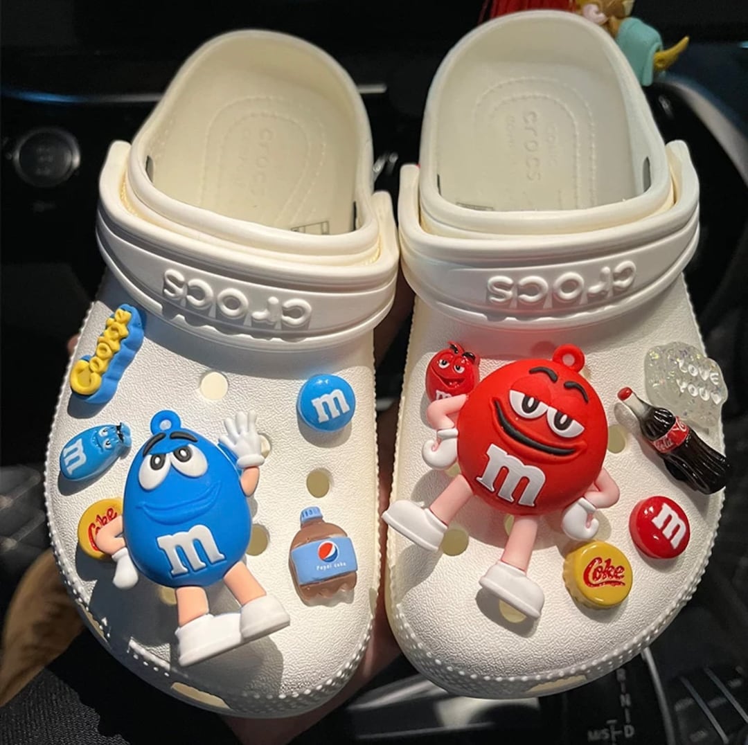 M&M Croc Charms - Etsy