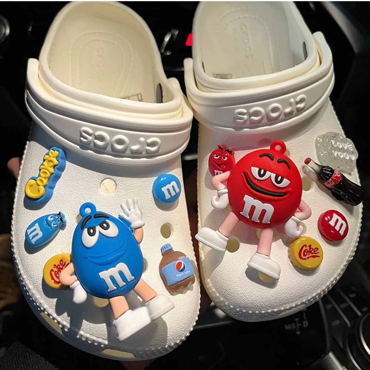 M&M Croc Charms - Etsy