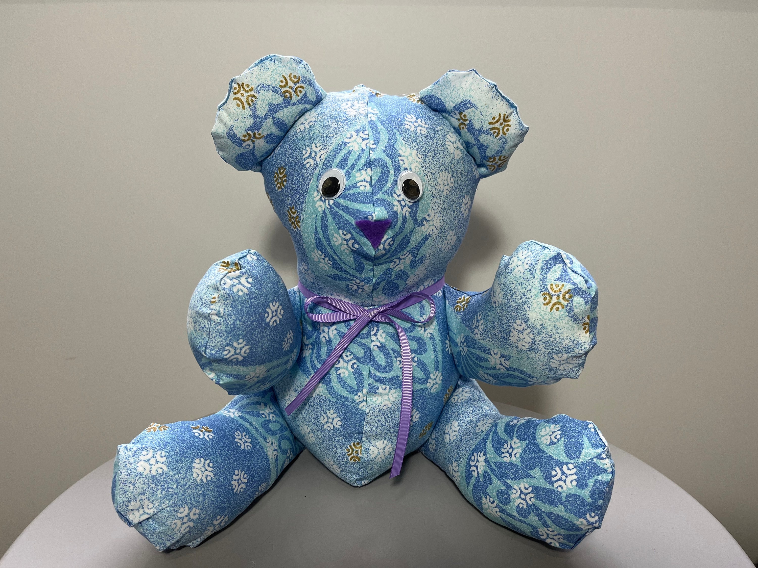 Easy Sew or No-sew Teddy Bear Pattern Signature Bear Memory - Etsy