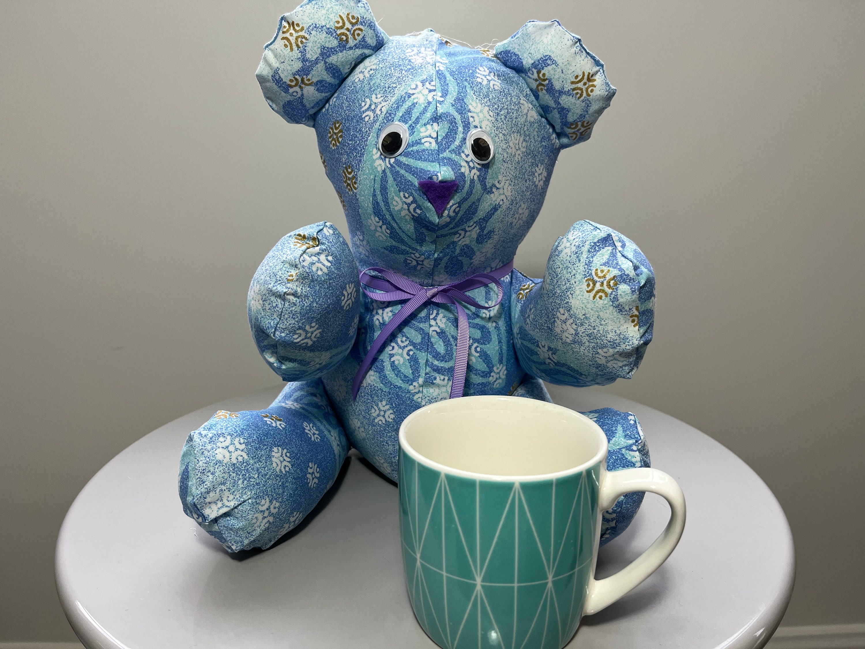 Easy Sew or No-sew Teddy Bear Pattern Signature Bear Memory - Etsy