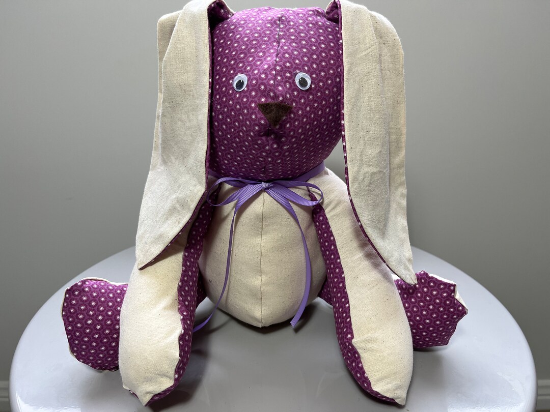 Signature Rabbit Easy Sew or No-sew Bunny Pattern Easy Rabbit Pattern ...