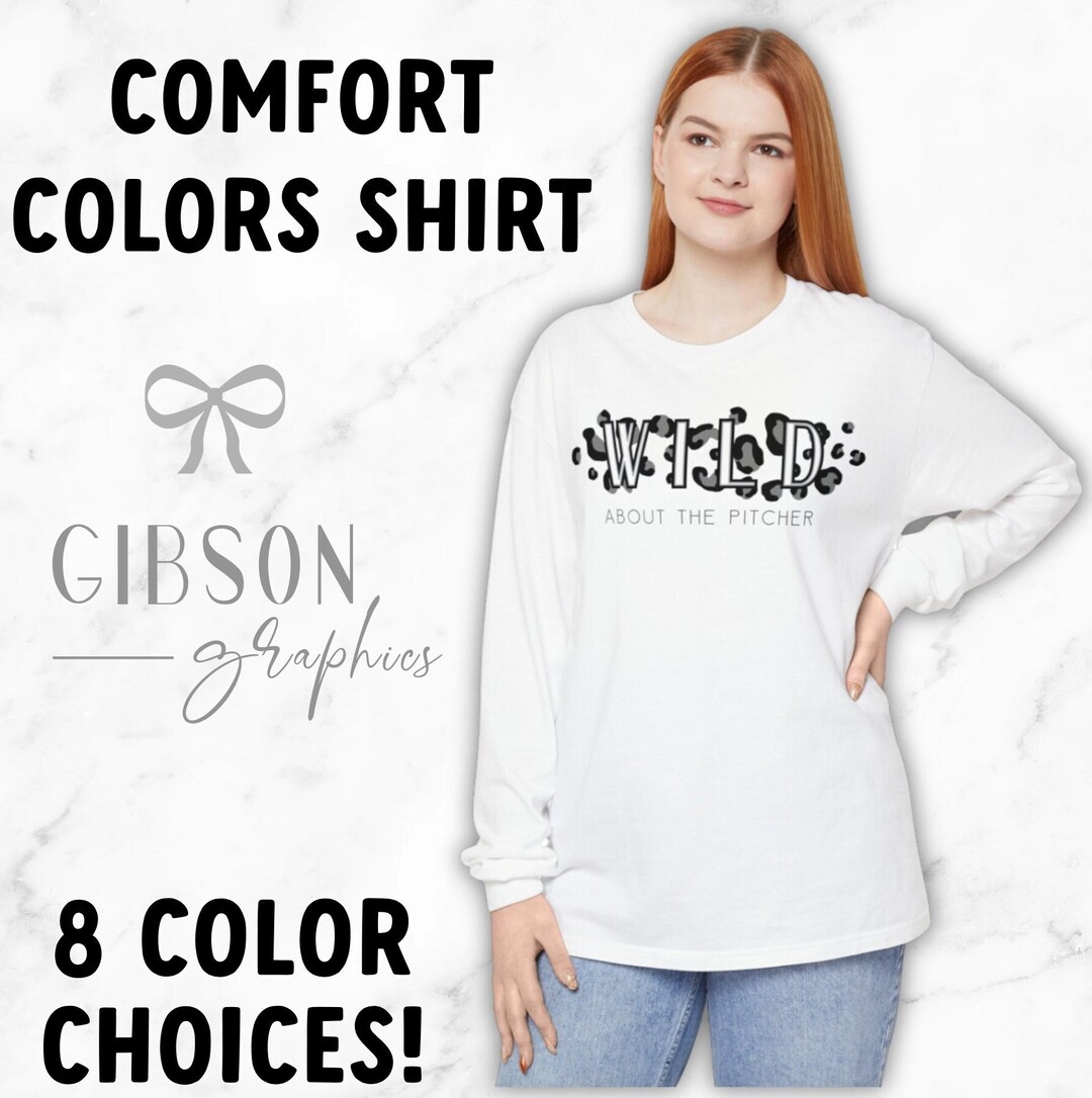 Wild About the Pitcher Long Sleeve T-shirt - Etsy
