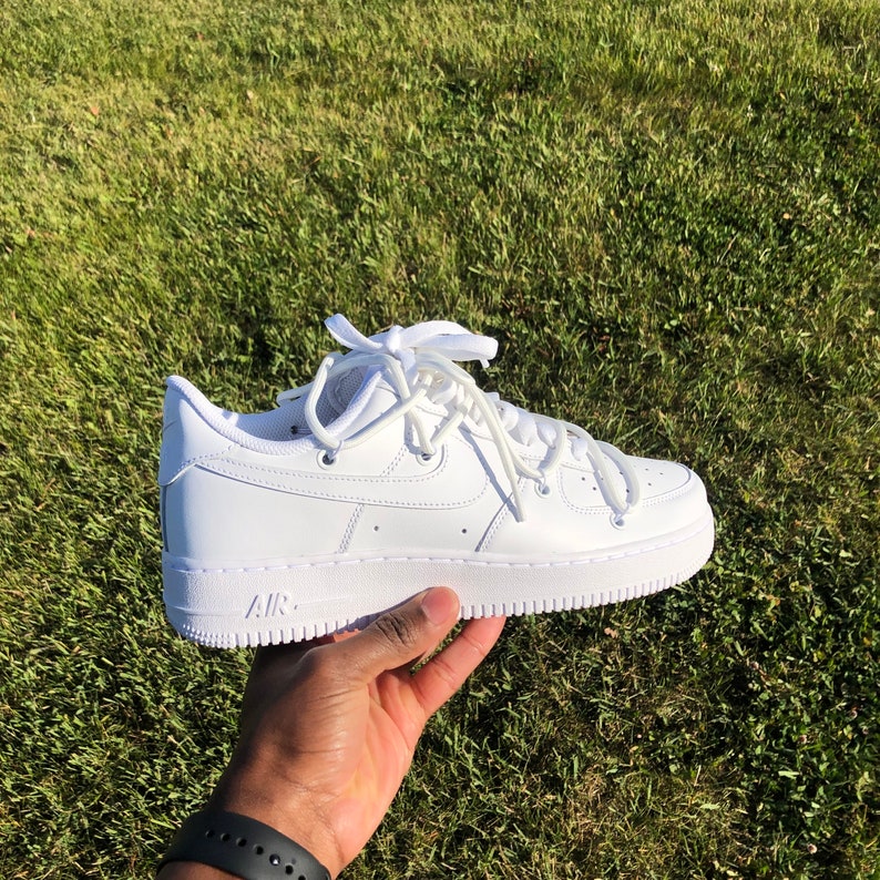 White Air Force 1 Off-white Custom - Etsy