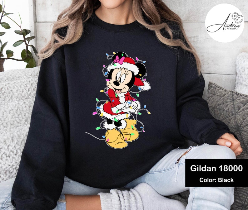 Disney Mickey and Minnie Mouse Christmas Shirt, Mickey Very Merry Xmas ...