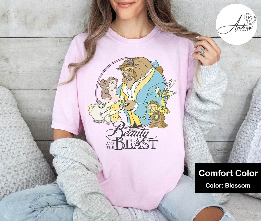 Retro Disney Beauty and the Beast Shirt, Disney Belle Princess Shirt ...