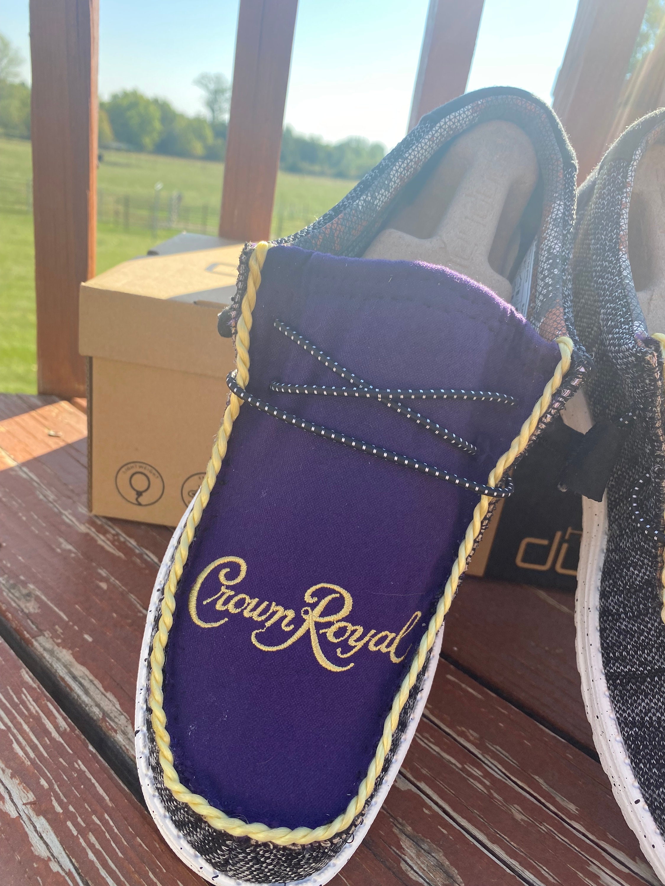 Custom Crown Royal Hey Dudes Shoes: Hand Stitched Men's & Women's - Etsy