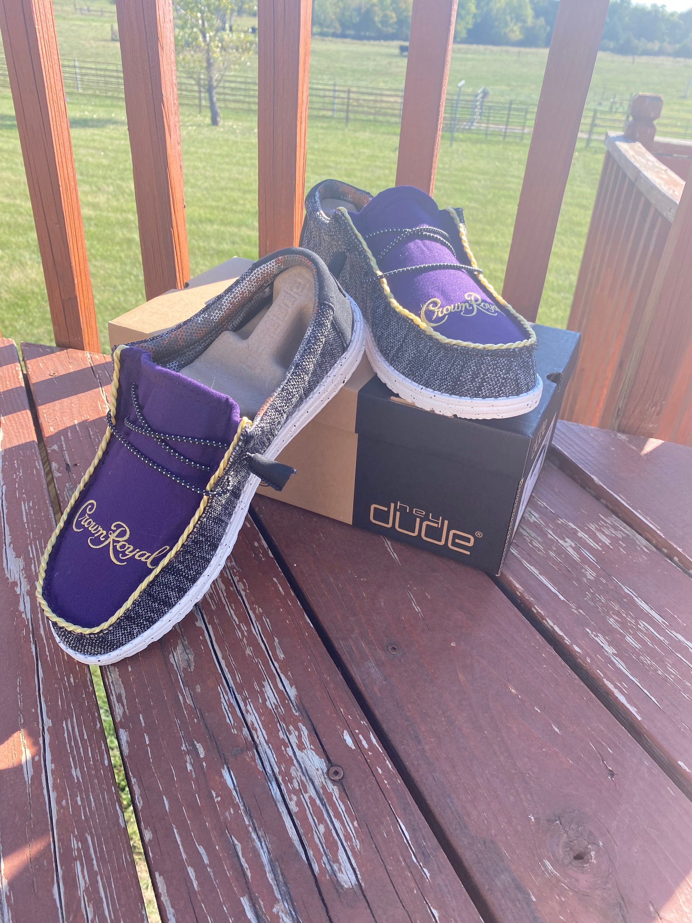 Custom Crown Royal Hey Dudes Shoes: Hand Stitched Men's & Women's - Etsy