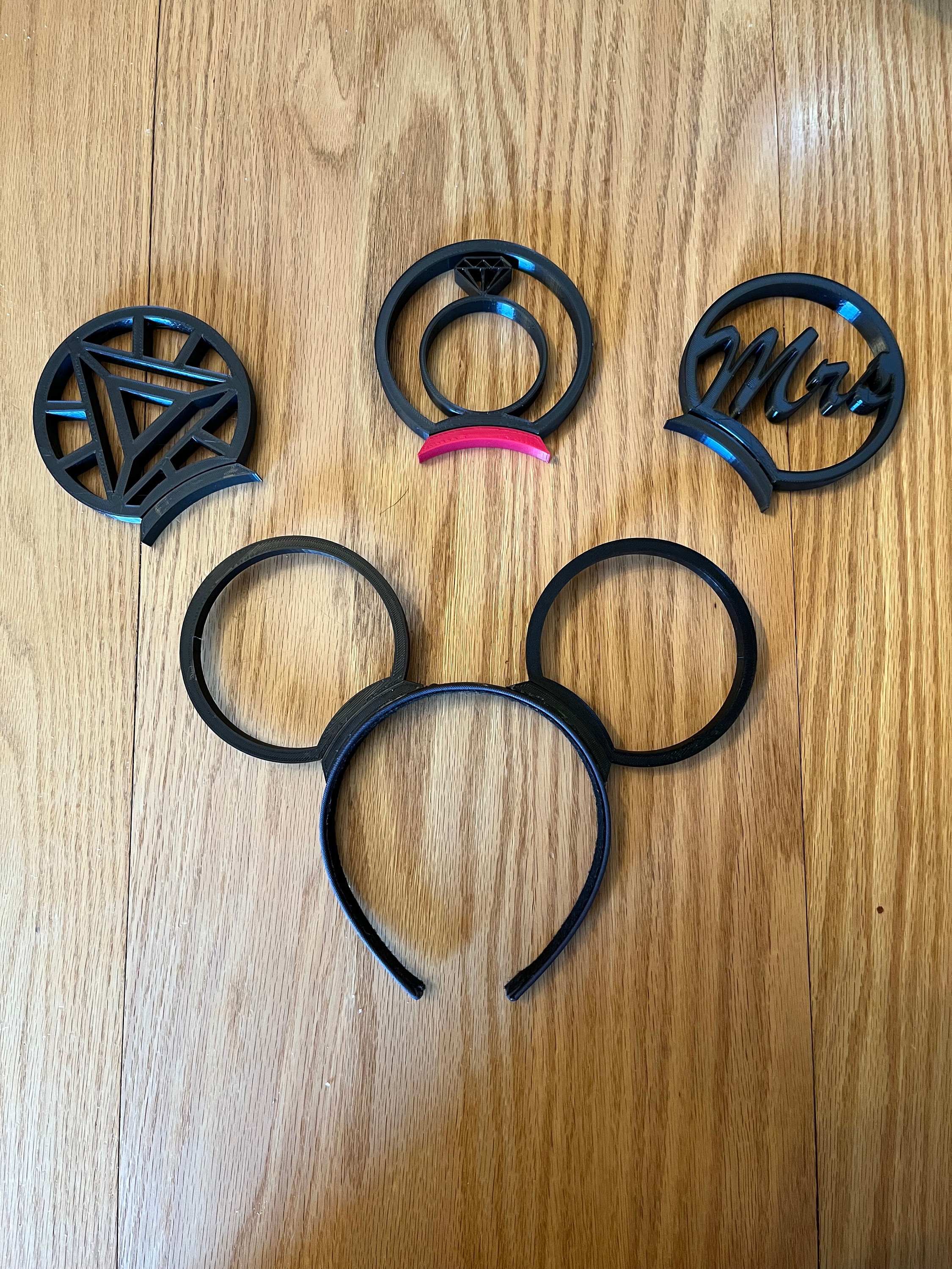 Magnetic Mouse Ear STL File: Solid 3D Printing With Adapter - Etsy