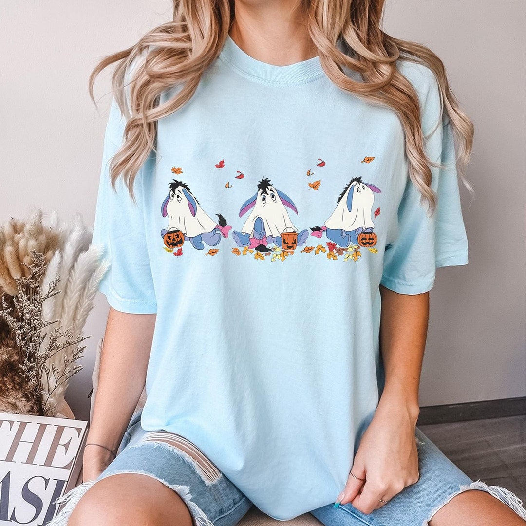 Retro Eeyore Ghost Halloween Shirt, Eeyore Halloween Shirt, Spooky ...