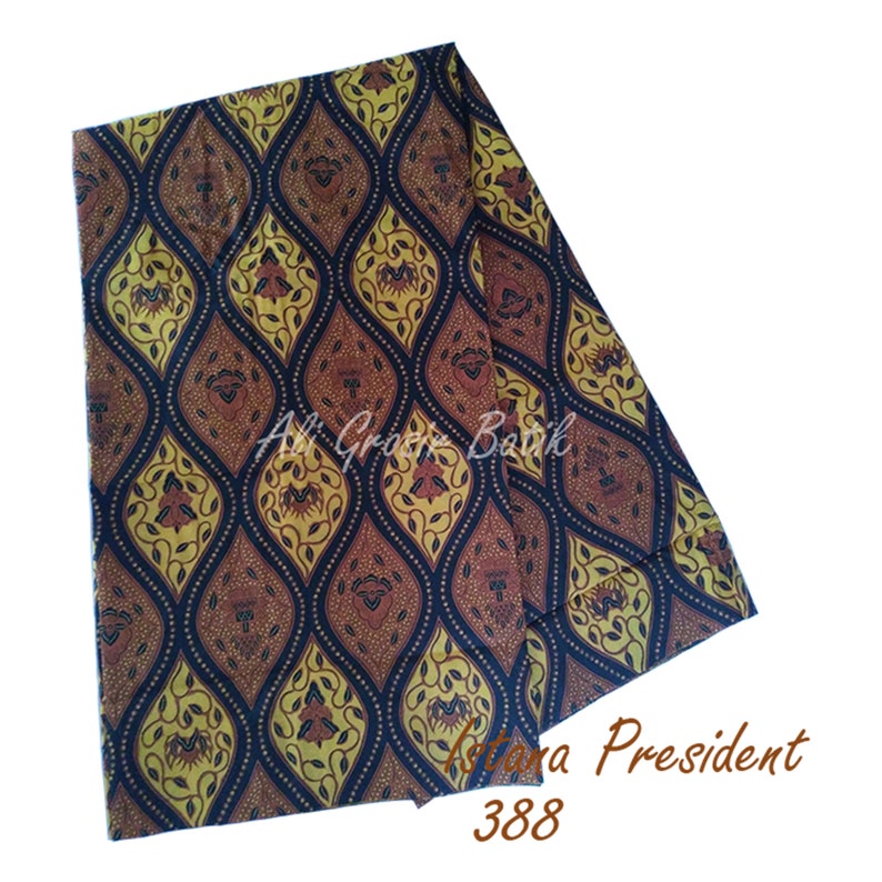 Traditional Indonesian Batik Fabric Primisima Istana President 363 367 ...