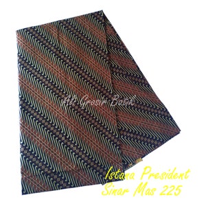Traditional Indonesian Batik Fabric Primisima Istana President Sinar ...