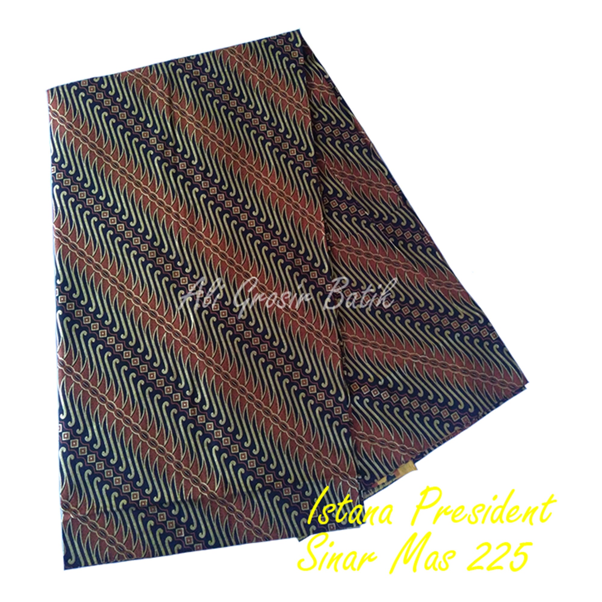 Traditional Indonesian Batik Fabric Primisima Istana President Sinar ...