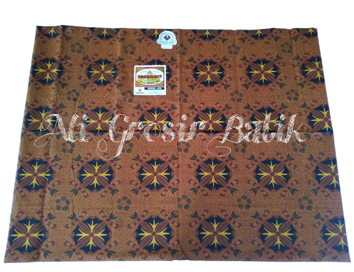 Traditional Indonesian Batik Fabric Primisima Istana President 363 367 ...