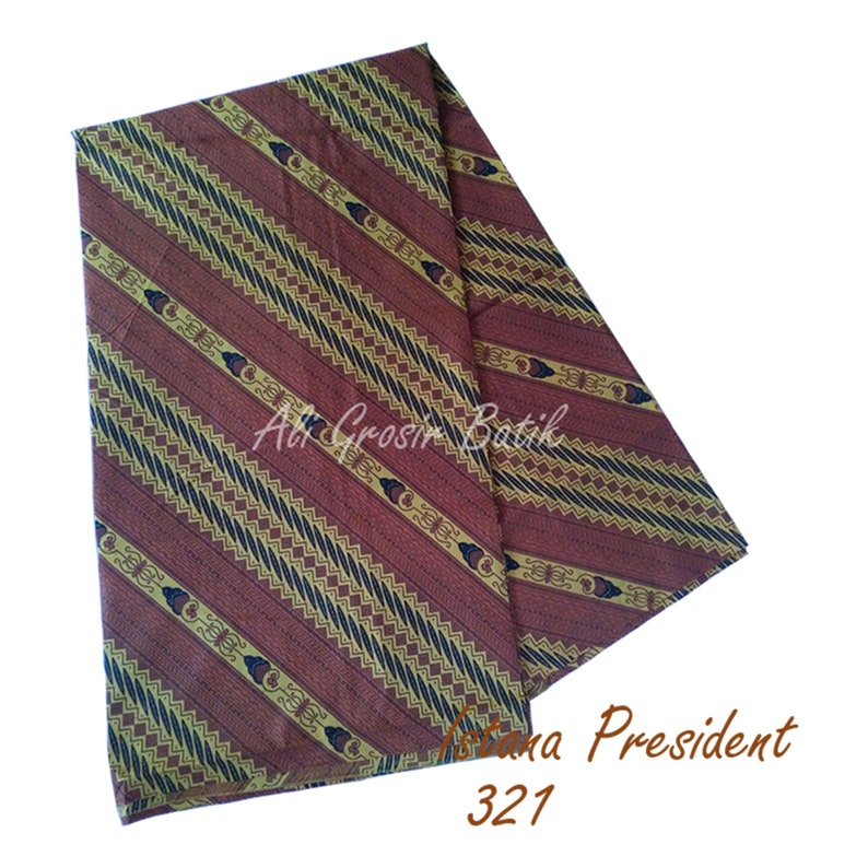 Traditional Indonesian Batik Fabric Primisima Istana President 317 321 ...