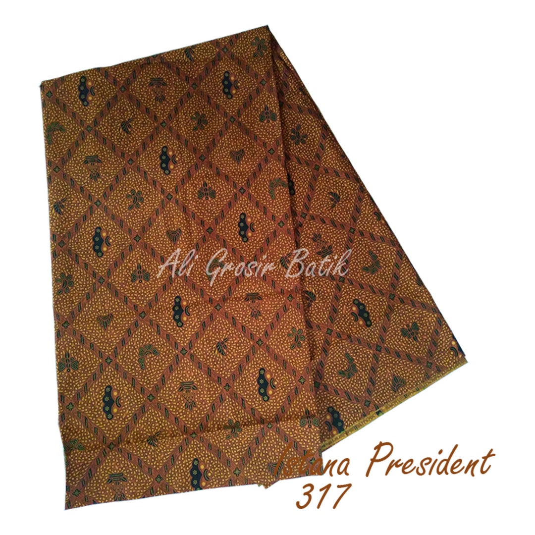 Traditional Indonesian Batik Fabric Primisima Istana President 317 321 ...