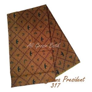 Traditional Indonesian Batik Fabric Primisima Istana President 317 321 ...