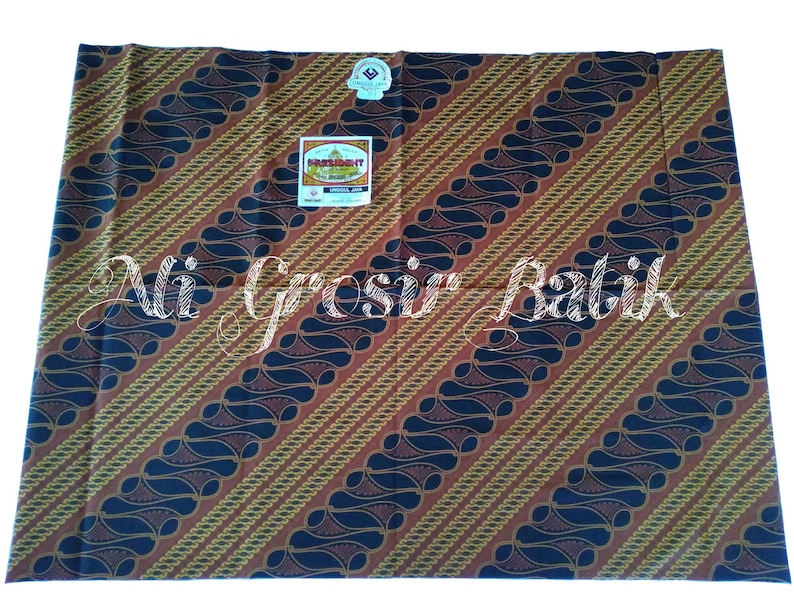 Traditional Indonesian Batik Fabric Primisima Istana President 363 367 ...