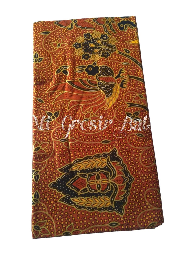Traditional Indonesian Batik Fabric Primisima Istana President Sinar ...