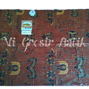 Traditional Indonesian Batik Fabric Primisima Istana President Sinar ...