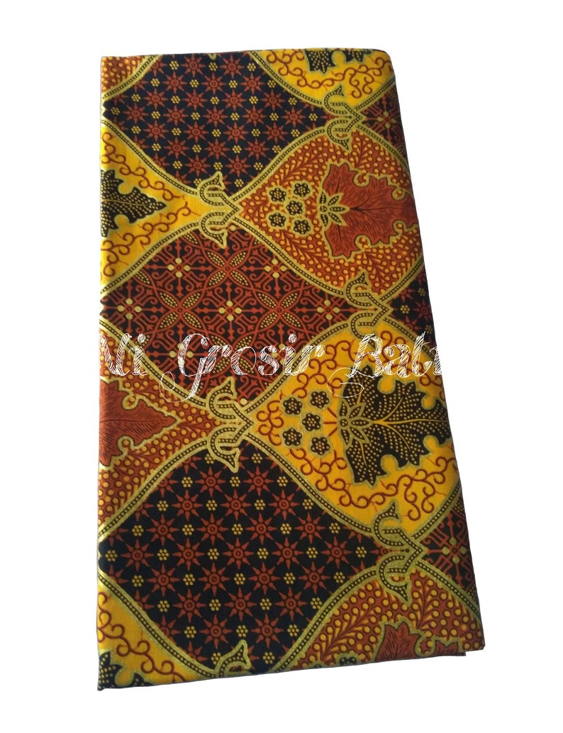 Traditional Indonesian Batik Fabric Primisima Istana President Sinar ...