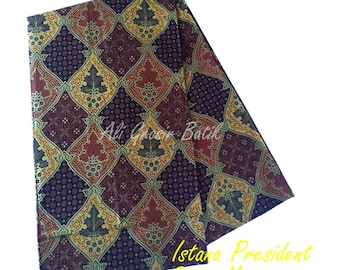 Traditional Indonesian Batik Fabric Primisima Istana President - Etsy