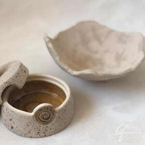 Handmade Ceramic Pottery Box | Rustic off White Home Decor - Etsy