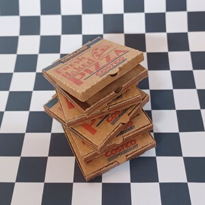 Costco 1:12 Miniature Pizza Box [pizza Not Included] - Etsy