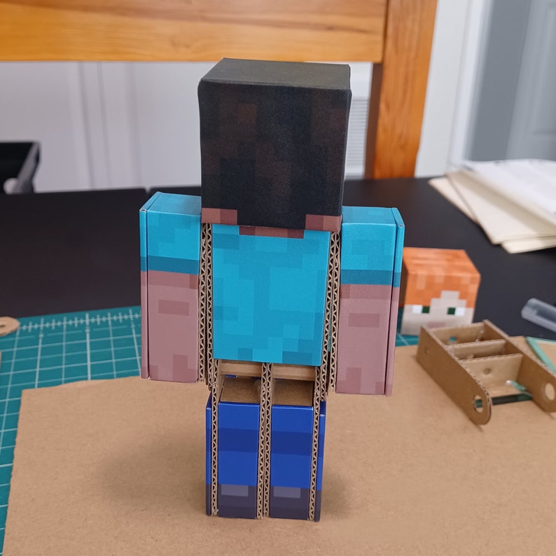 Minecraft Custom Papercraft Personalized Player Skin - Etsy