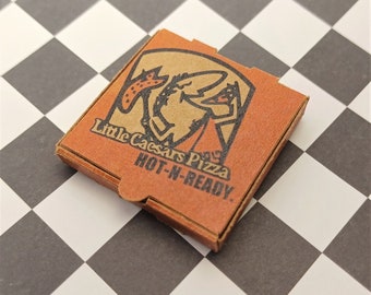 Little Caesars 1:12 Pizza Box Miniature Tiny Food Accessory - Etsy