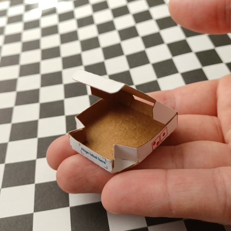Domino's 1:12 Bulk Miniatures Pizza Box - Etsy
