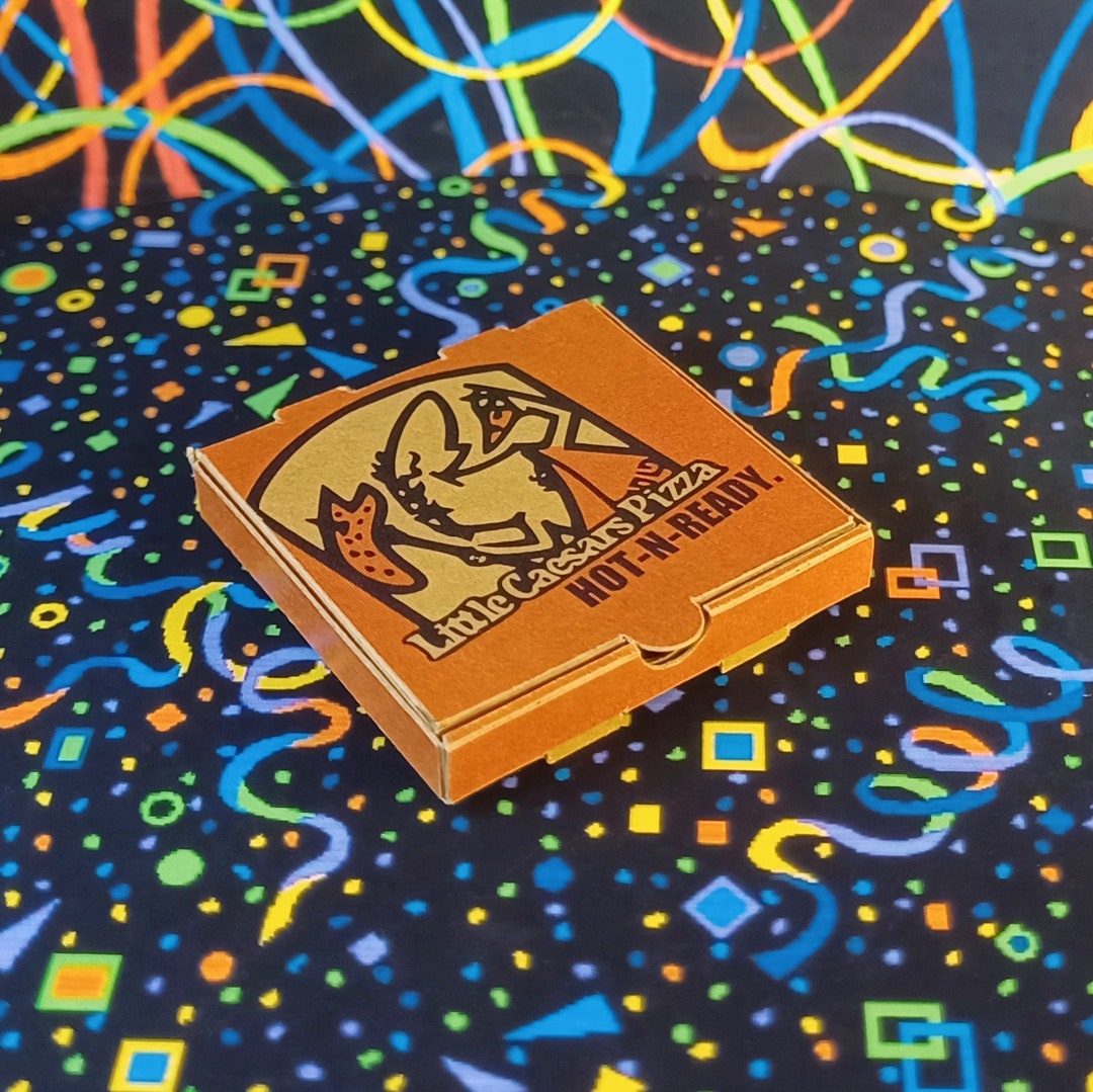 Little Caesars 1:12 Pizza Box Miniature Tiny Food Accessory - Etsy