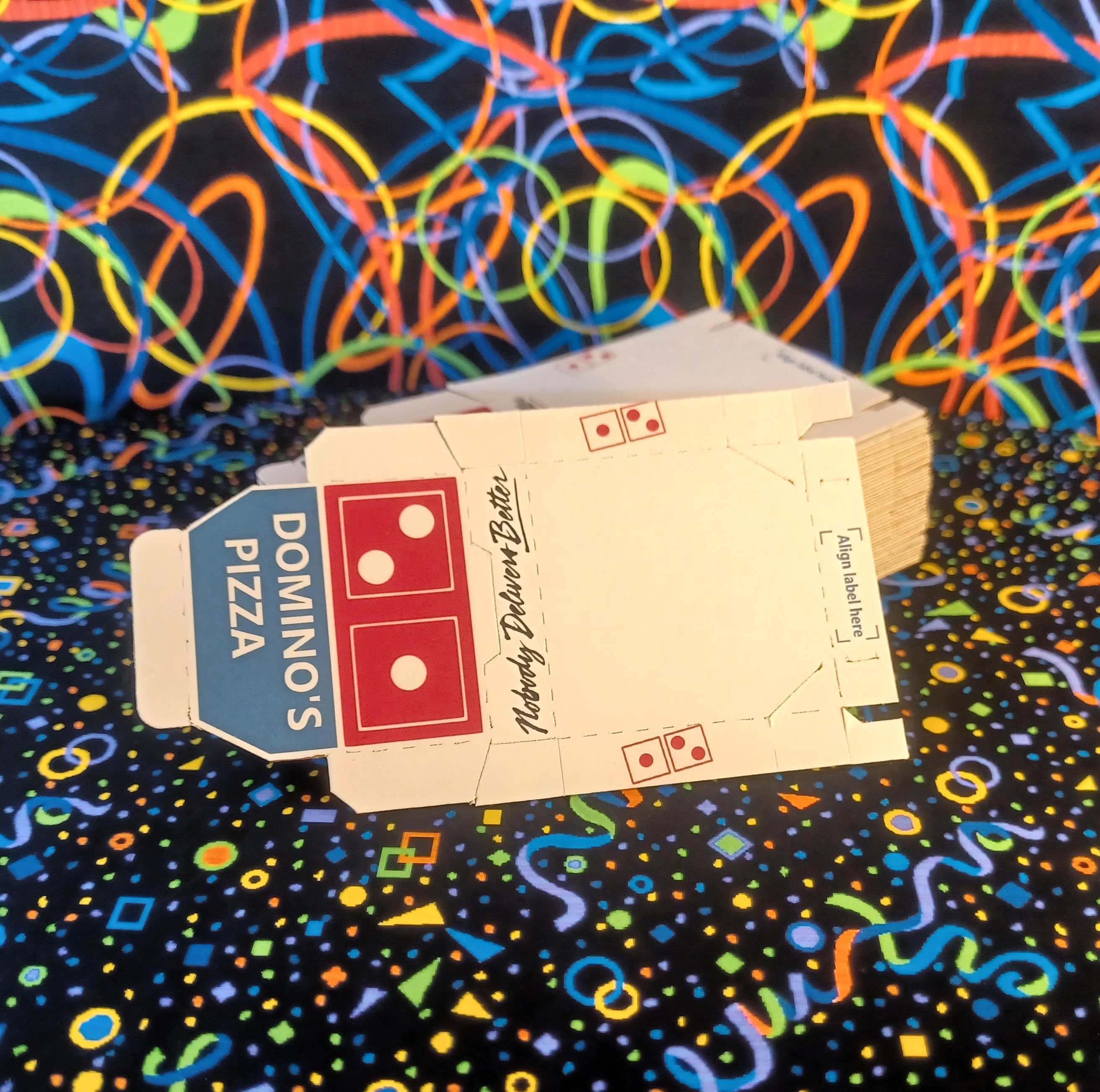 Domino's 1:12 Miniature Pizza Box Tiny Food Accessory - Etsy