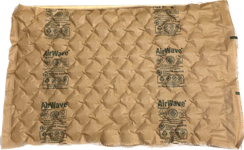 AIRPULP Paper Bubble Wrap 16 Wide X 50, 1/2 Bubble - Etsy