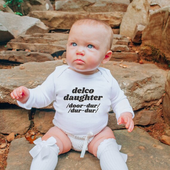 Delco Slang Top Delco Onesie® Daughter Onesie® Long Sleeve - Etsy