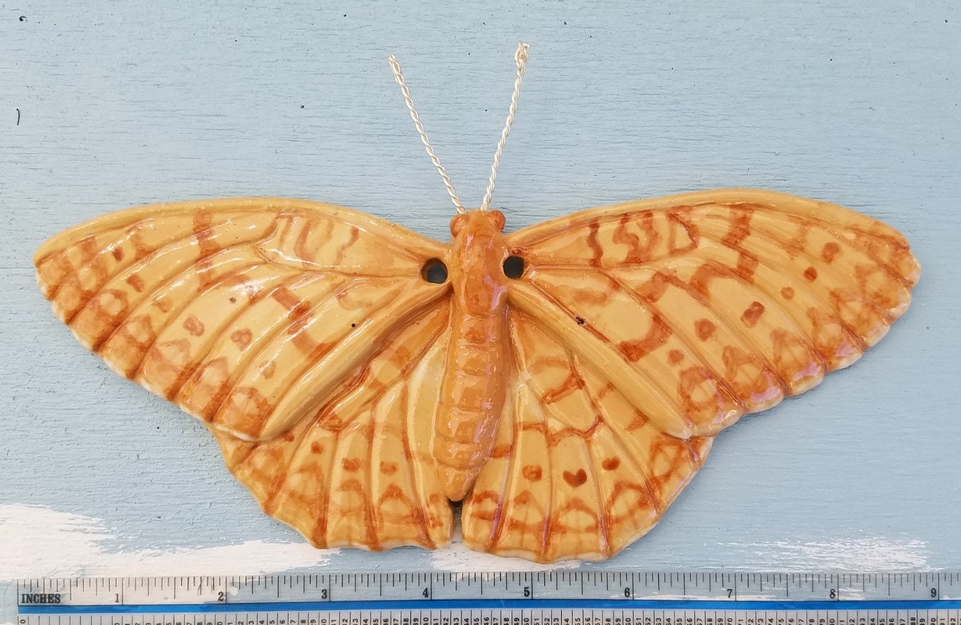 Ceramic Callippe Fritillary Butterfly - Etsy