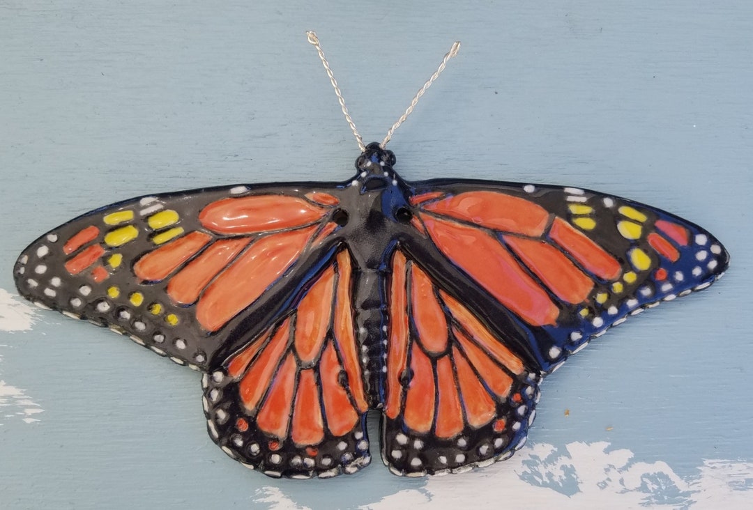 Ceramic Monarch Butterfly - Etsy