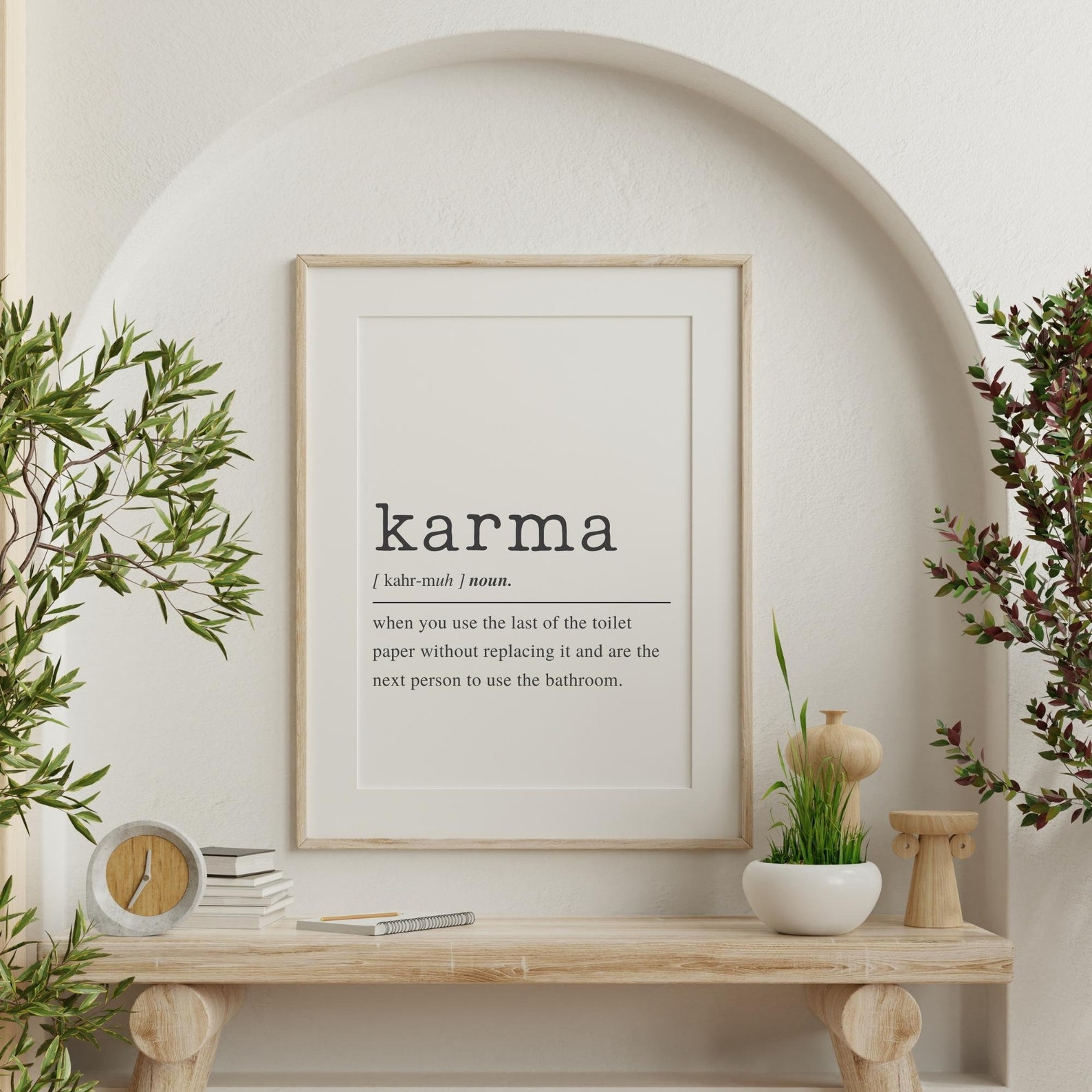 Funny Sarcastic Definition Printable, Home Decor Wall Art, Word ...