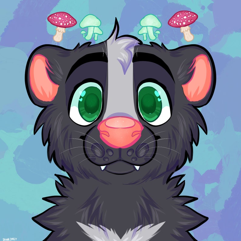 Symmetrical Furry Icons - Etsy