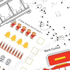 10 Page Daniel Tiger Activity Pack - Etsy