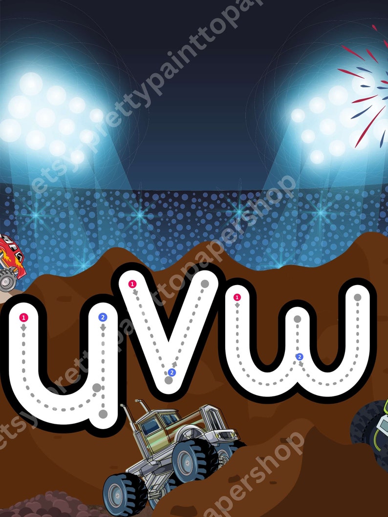 Alphabet Tracer, Kids Birthday, Editable Kids Printable, ABC Tracing ...