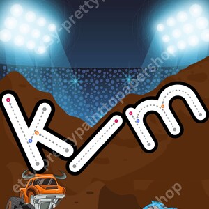 Alphabet Tracer, Kids Birthday, Editable Kids Printable, ABC Tracing ...