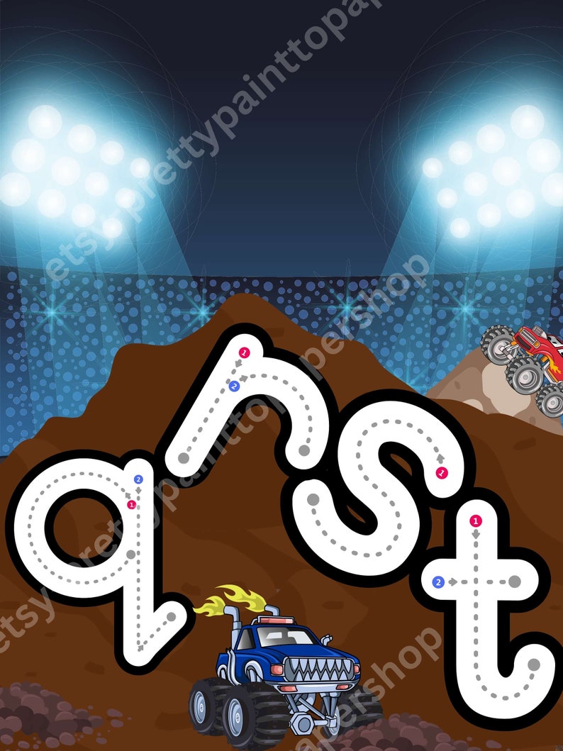 Alphabet Tracer, Kids Birthday, Editable Kids Printable, ABC Tracing ...