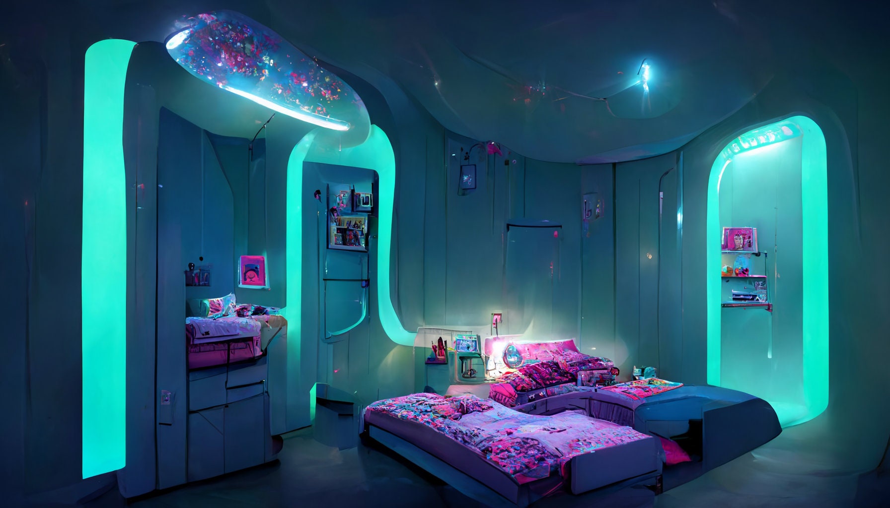 Sci Fi Alien Girl Room - Etsy