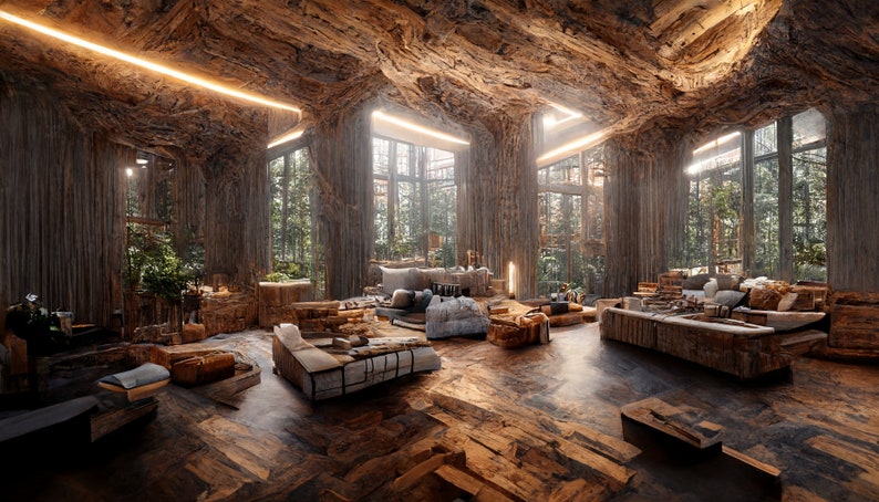 Incredible Log Cabin Theme Video Background for Zoom & Teams - Etsy