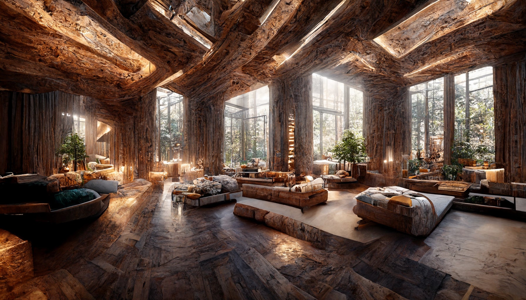 Incredible Log Cabin Theme Video Background for Zoom & Teams - Etsy