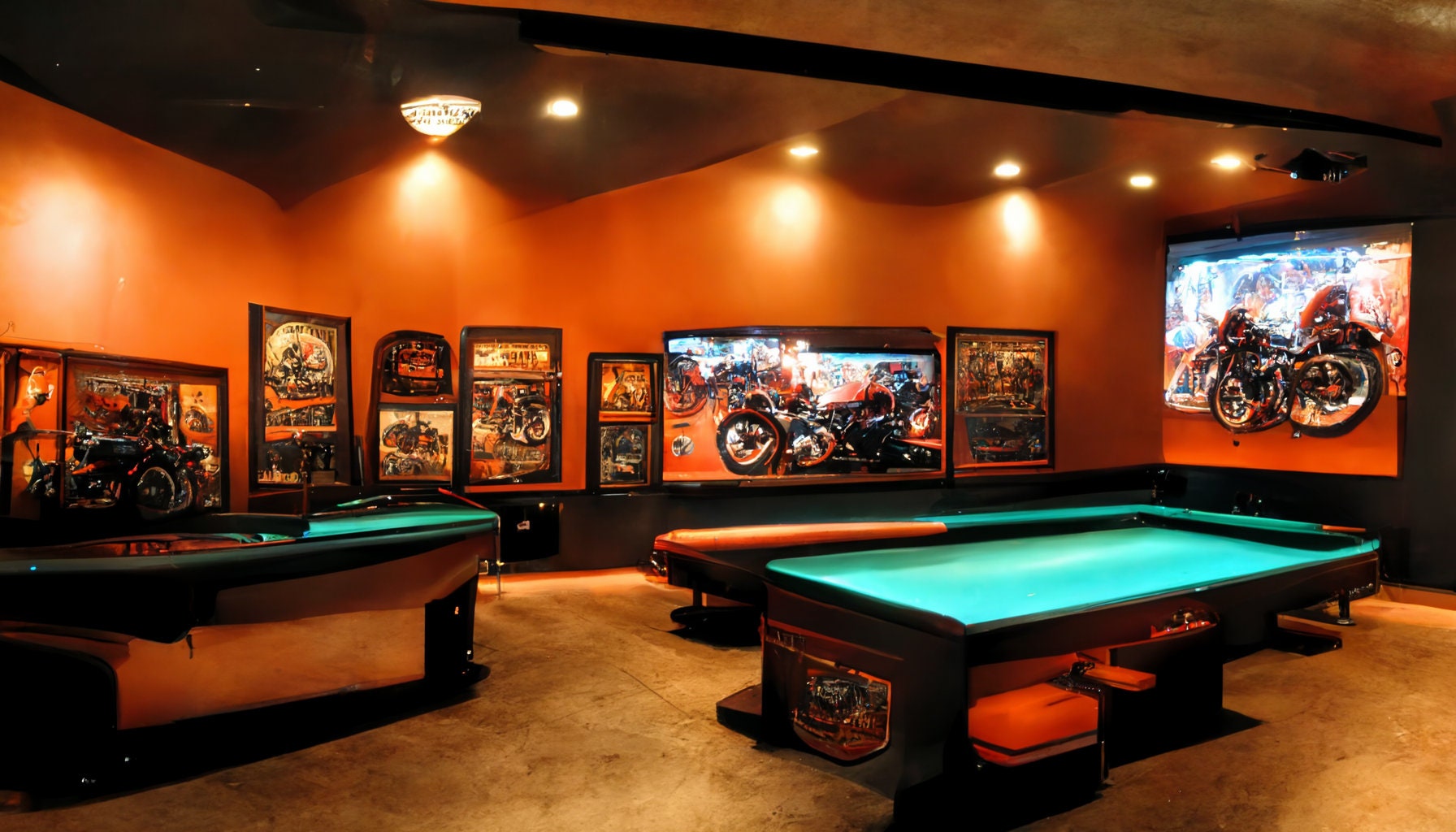 Biker Dive Bar Themed Video Conferencing Backgrounds - Etsy