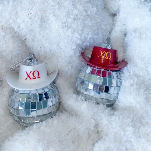 CHI OMEGA Cowgirl Sticker Pack in Pink Bid Day 2022 Sorority - Etsy