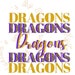 Dragons PNG, Gold, Purple, School Colors, Leopard Print, School Spirit ...