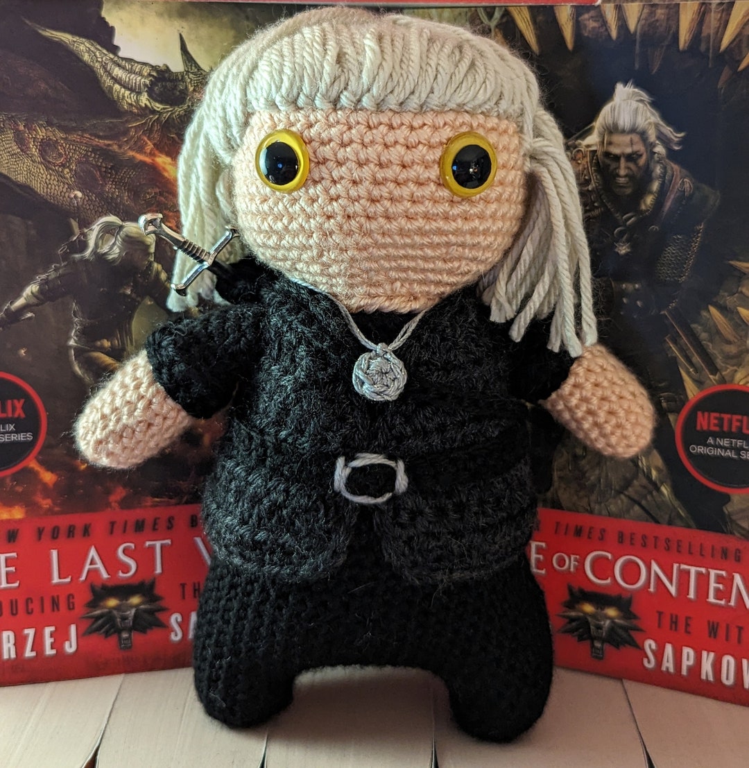 The Witcher Geralt of Rivia Plush Doll - Etsy