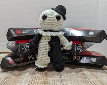 Art the Clown Terrifier Crochet Handmade Plush Clown - Etsy